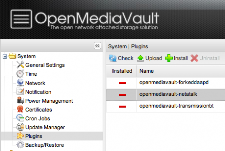 OpenMediaVault: Plugins verwenden am Beispiel von Netatalk – Andy's Blog
