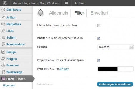 WordPress: Kommentar-Spam – Andy's Blog
