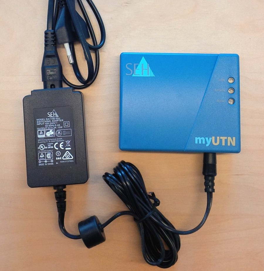 Hardware: SEH myUTN-50a USB Deviceserver – Andy's Blog