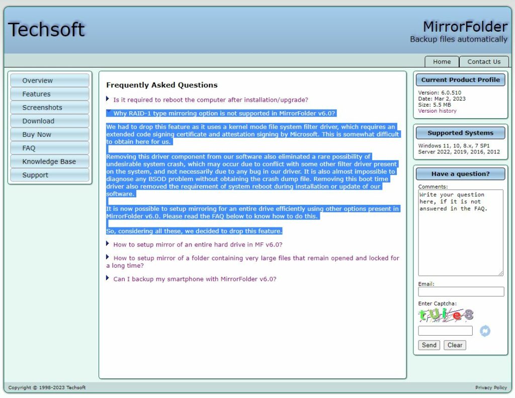 Windows: MirrorFolder – Ordner in Echtzeit und auf Block-Ebene ...