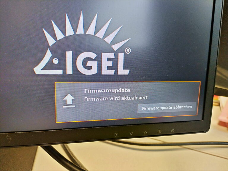 Igel Thin Client: UD2-LX 50 – Nach Firmware-Upgrade Update-Loop, keine Netzwerkverbindung und ...
