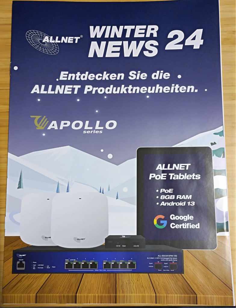 ALLNET Apollo series – Verwaltete Switche und Access Points – Andy's Blog