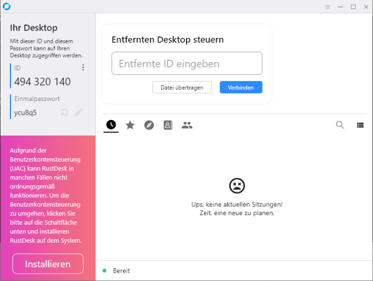 Fernwartung mit RustDesk (zum selber hosten) – Andy's Blog