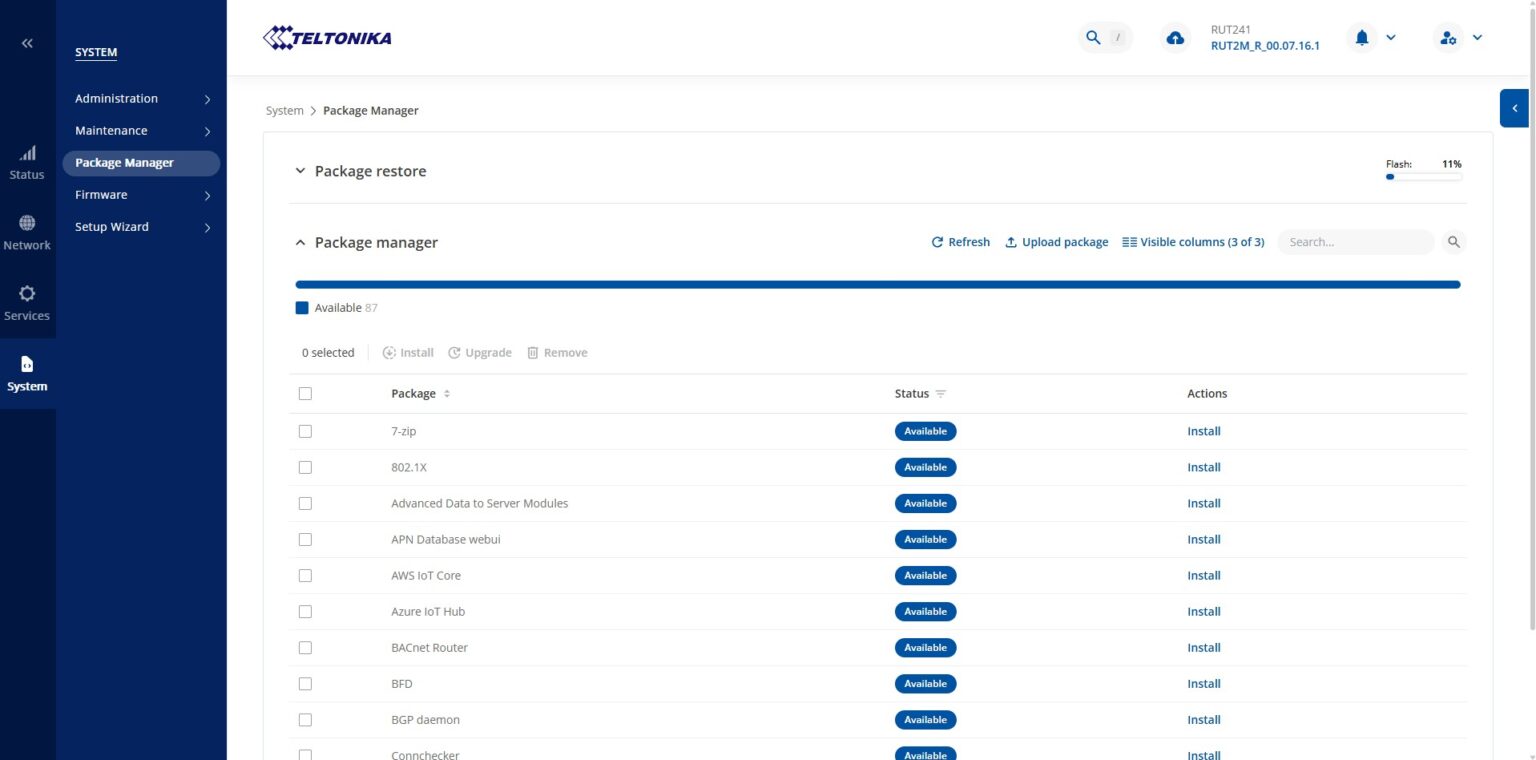 Teltonika RUT241 – Industrieller 4G eSIM Mobilfunk-Router – Andy's Blog